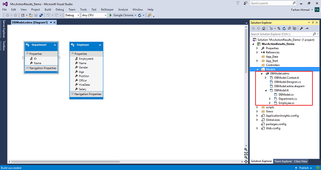 Different Types Of ActionResult In MVC